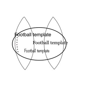 Football Template - Etsy