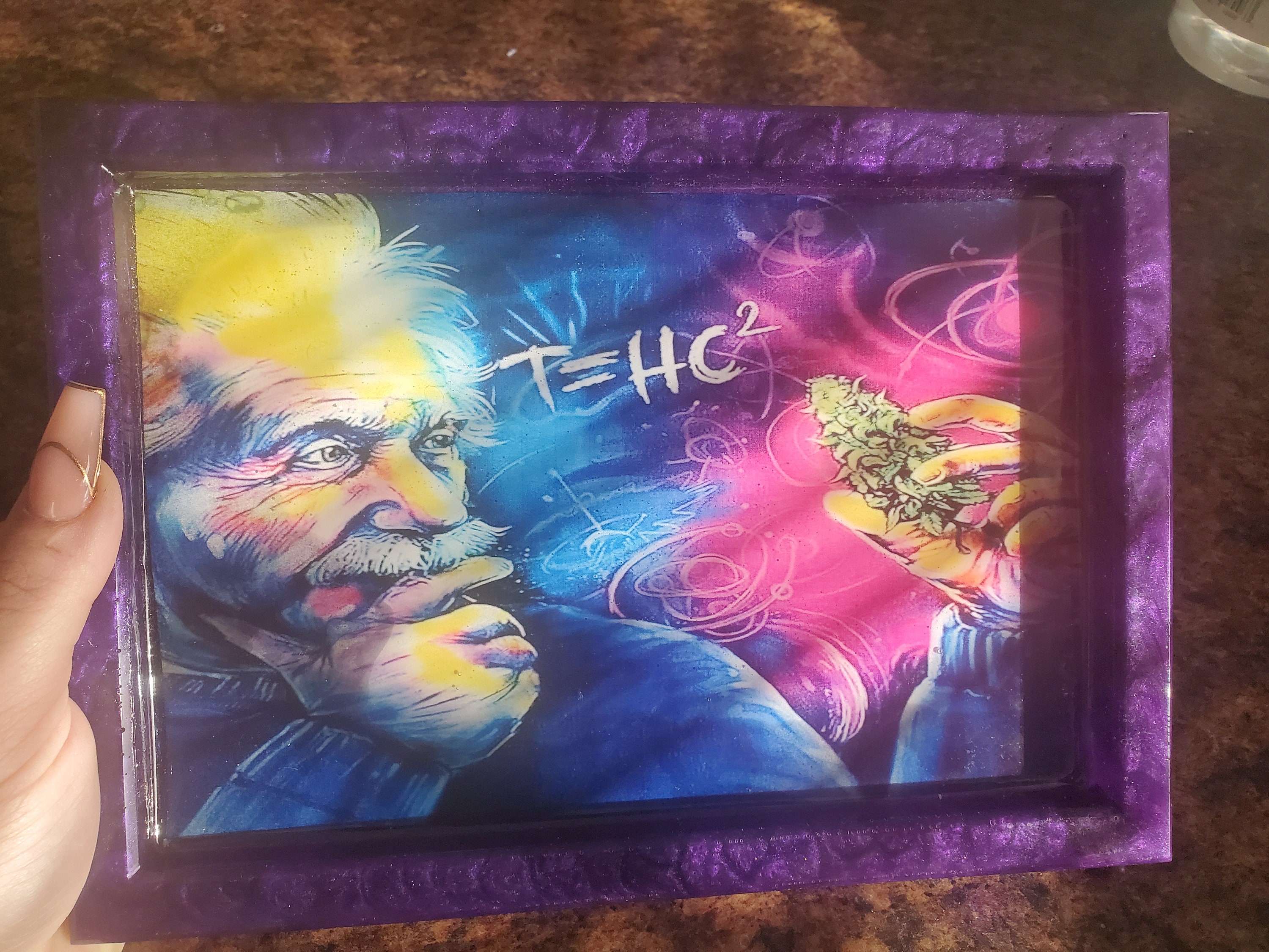Albert Einstein Rolling Tray - Etsy