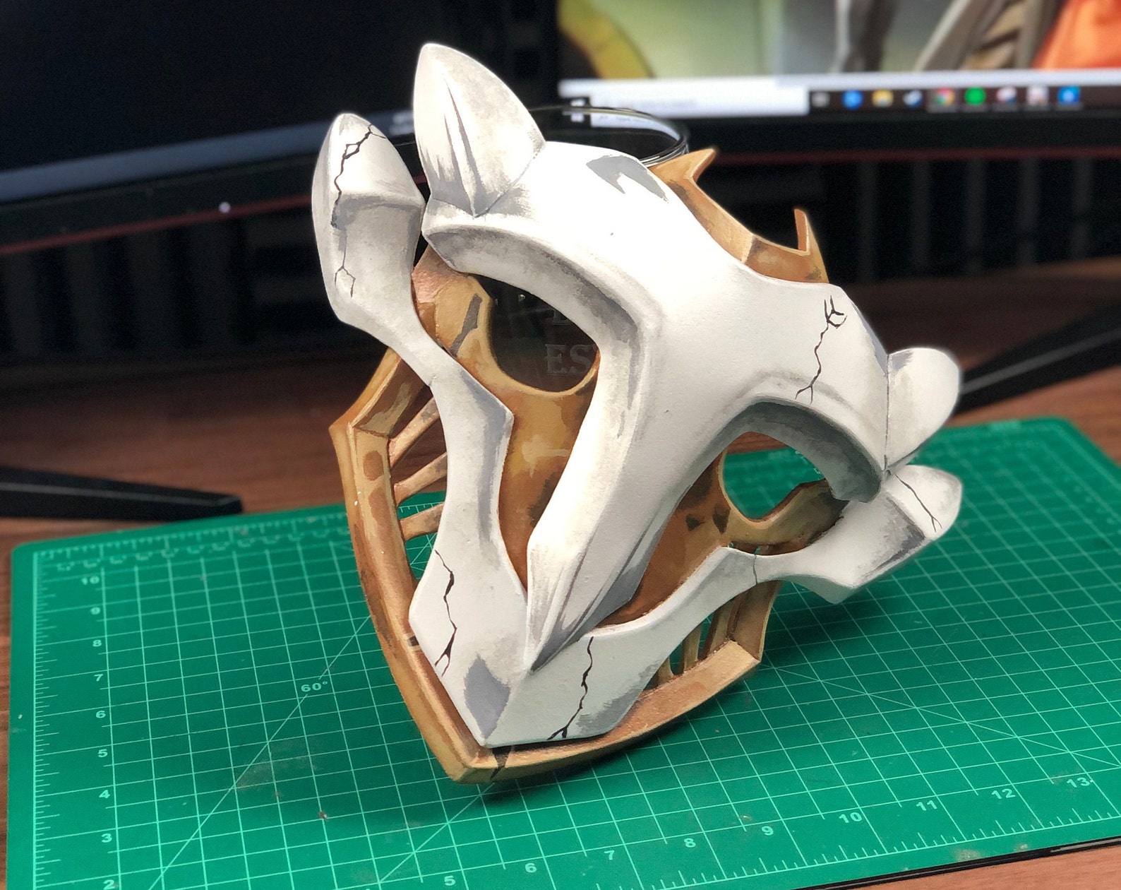 Patterns for Ekko Cosplay Mask From Arcane - Etsy Denmark