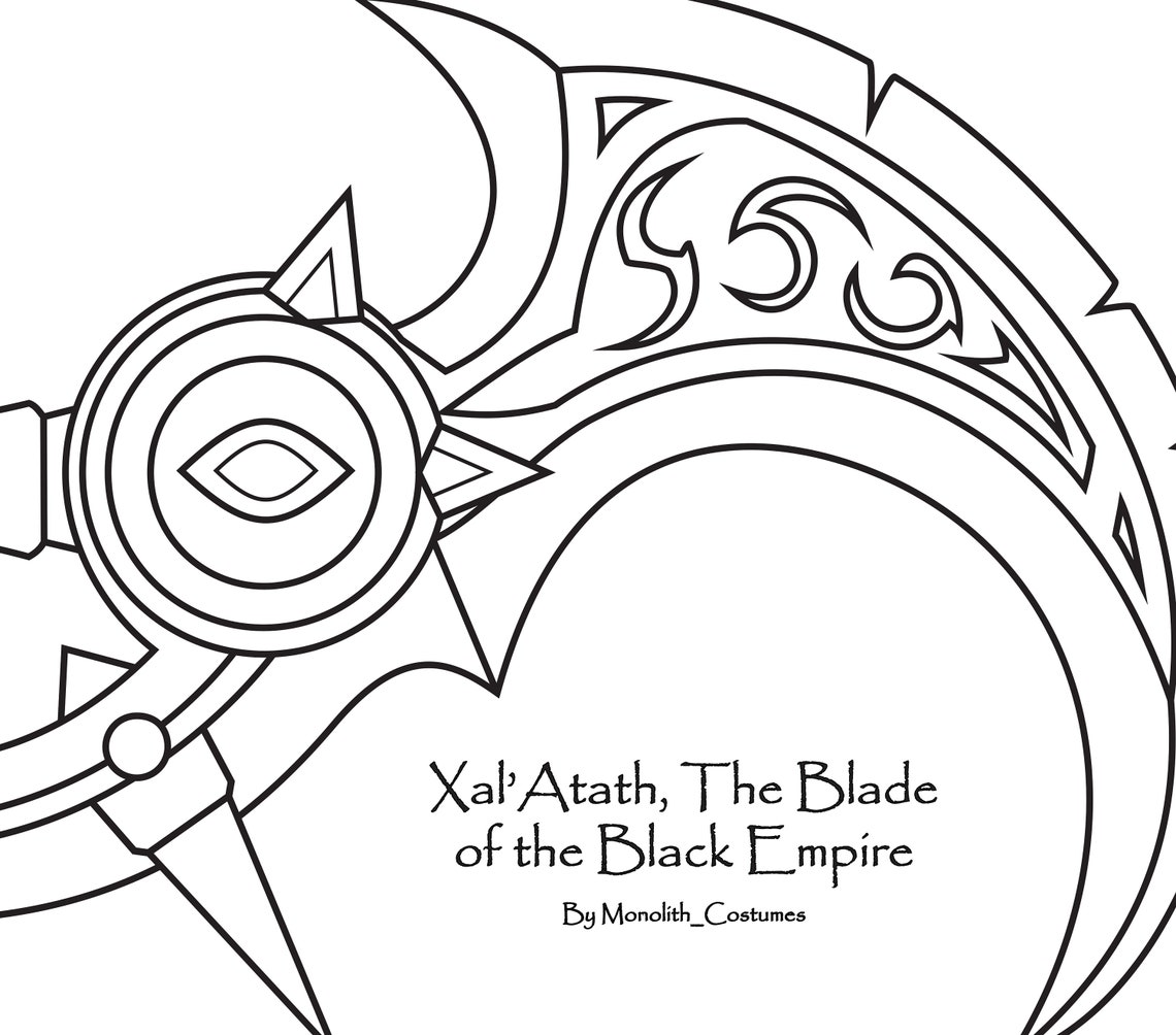 Xal'atath, Blade of the Black Empire Pattern World of Warcraft - Etsy