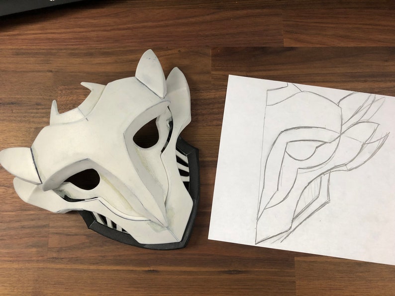 Patterns for Ekko Cosplay Mask From Arcane - Etsy