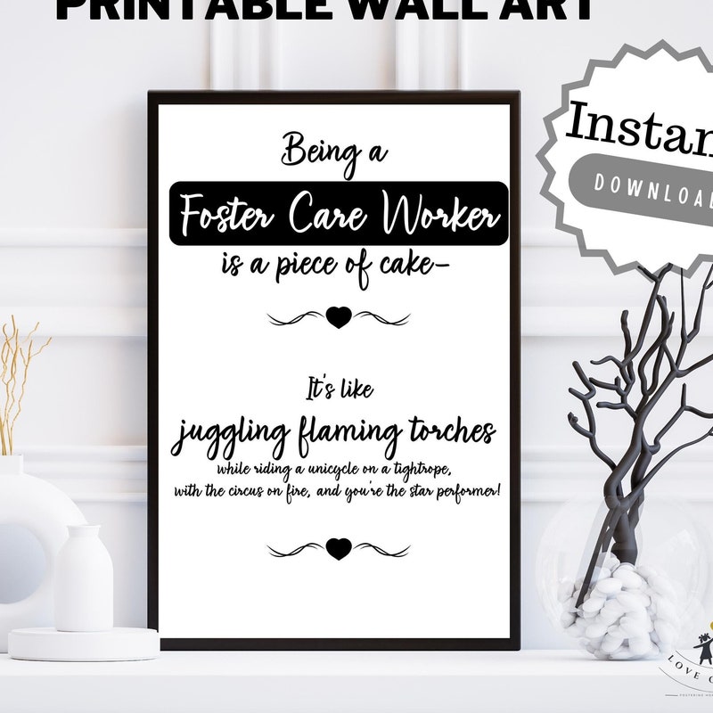 Foster Care Sign - Etsy