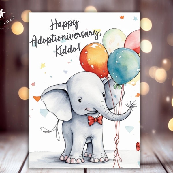 Child Adoption Card - Etsy