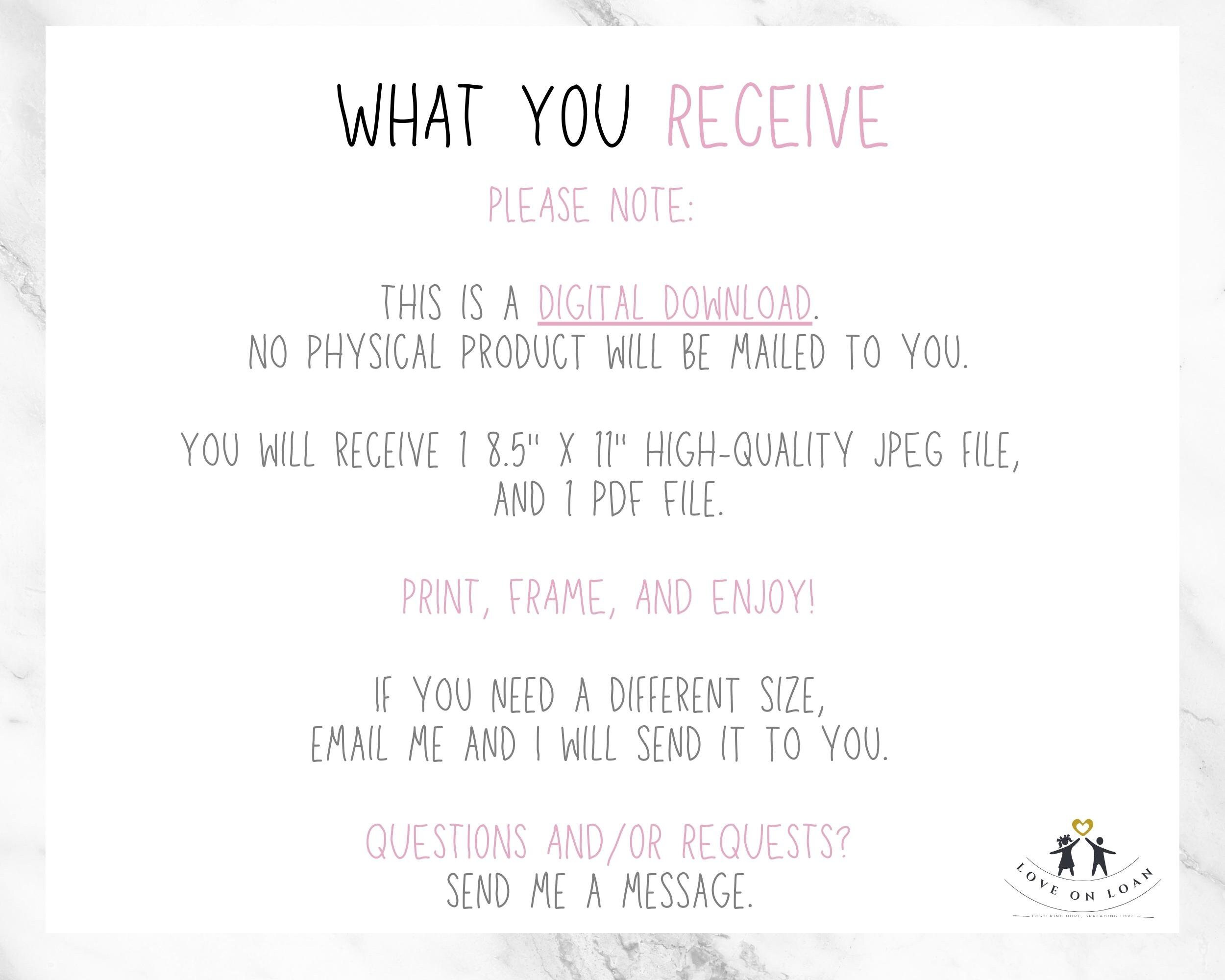 Foster Care Case Workers Printable Wall Art | Funny Instant Download ...