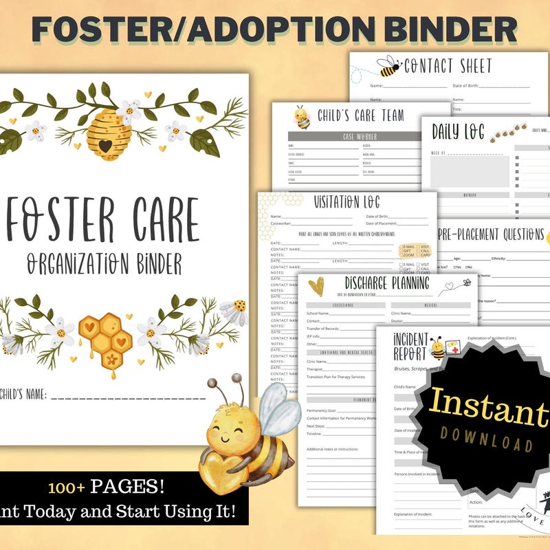 Binder Fostering - Etsy