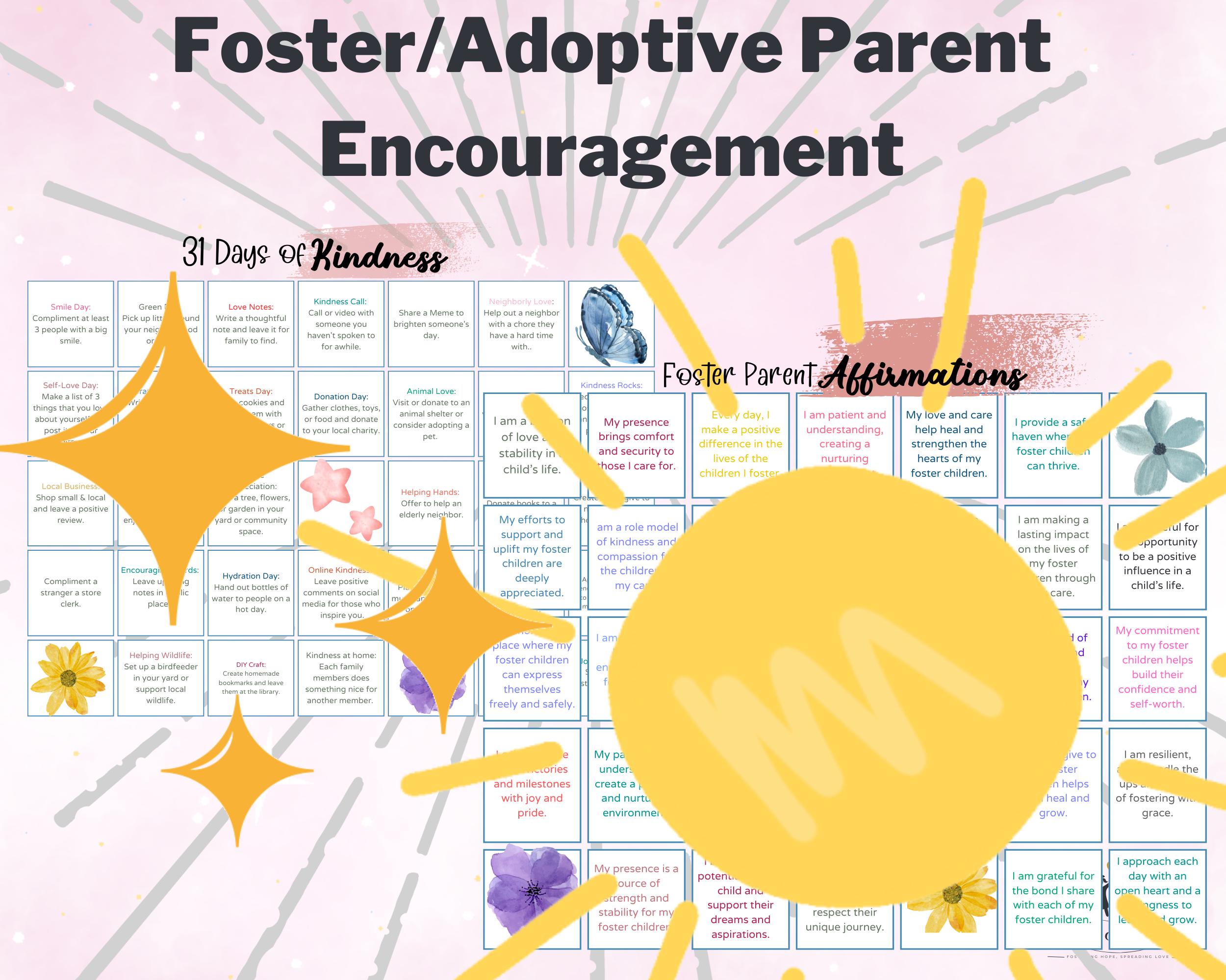 Foster Care Adoption Binder: Floral Printable, Case Management (instant ...