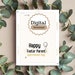 Printable Foster Parent Greeting Card- Instant Download- 7x5 Inch Cards ...