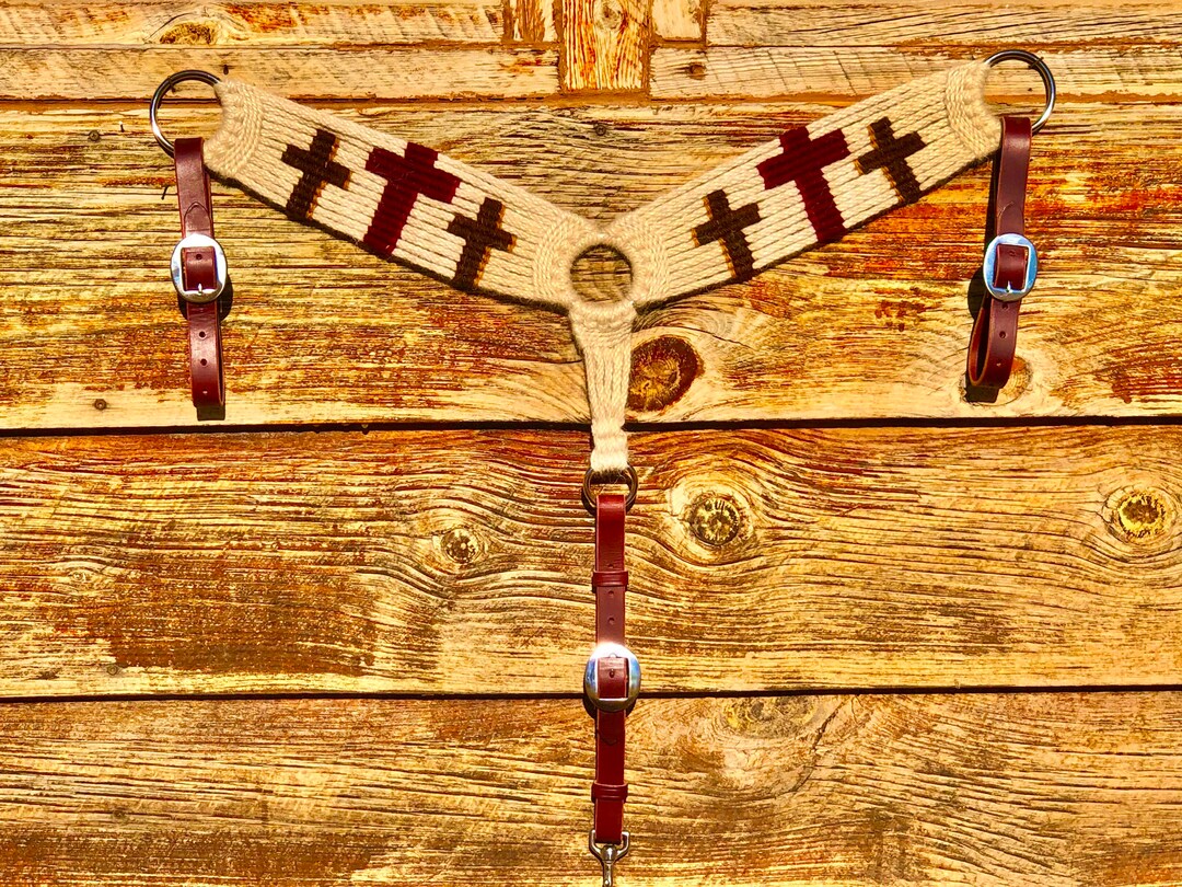 Triple Cross Mohair Breast Collar - Etsy