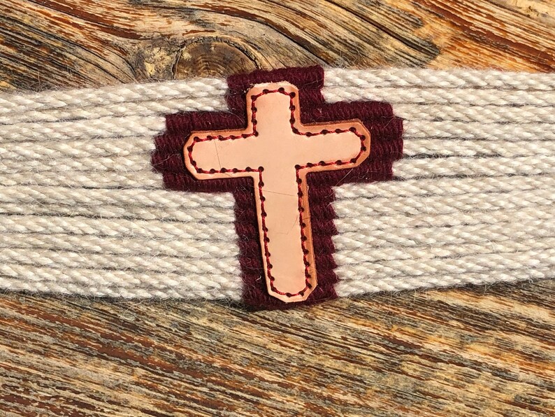 Leather Cross Mohair Breast Collar - Etsy