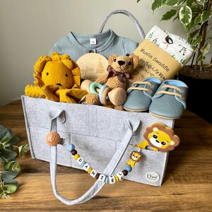 Baby Boy Hamper / Personalised Baby Gift / Baby Shower Gift / Nappy ...