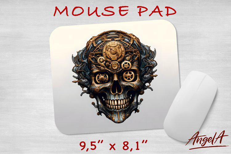 Skull Mouse Pad Skeleton Mouse Pad Bundle Halloween Mouse Pad Mouse Pad ...