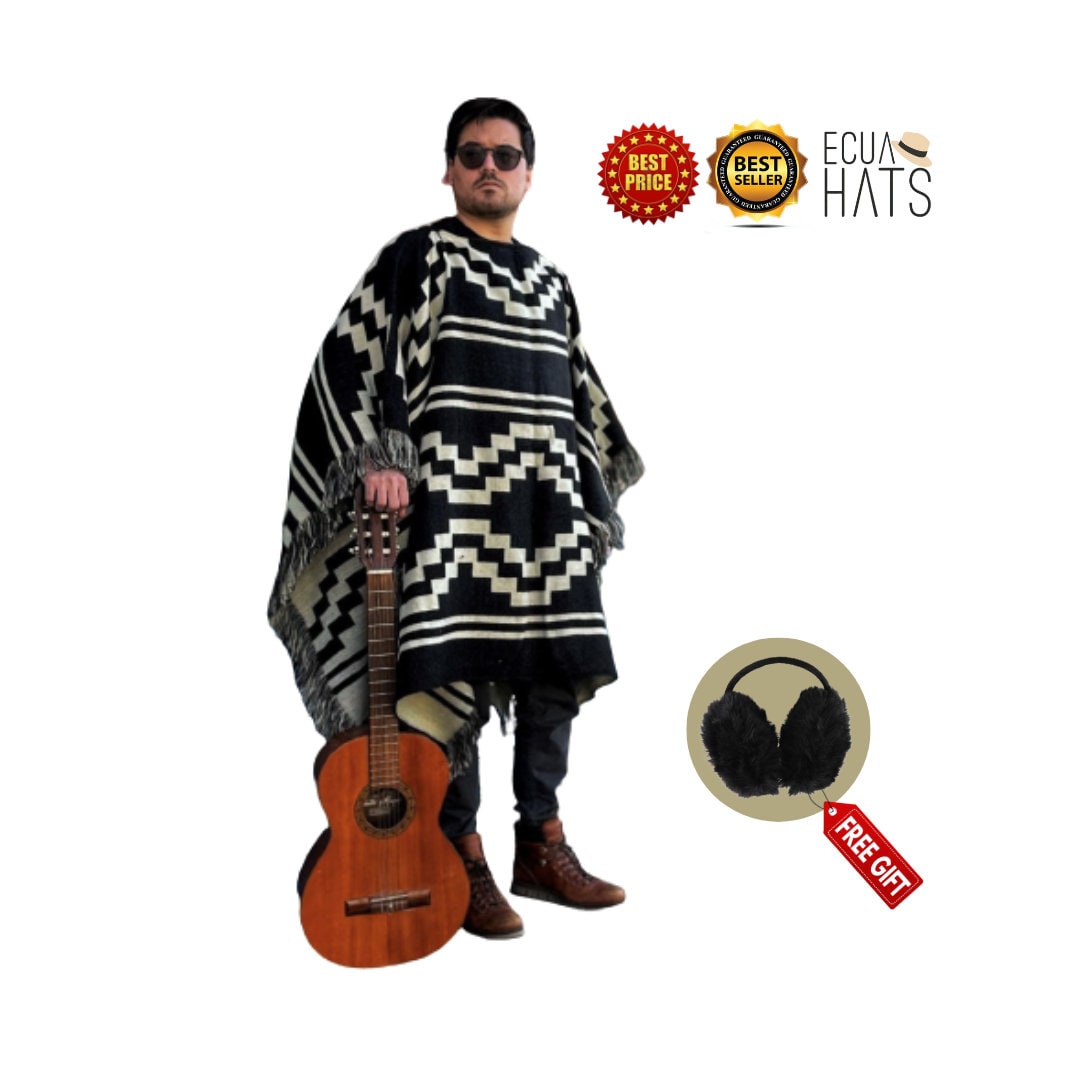 Limited Edition Reversible Pampa Poncho Argentine Style - Etsy