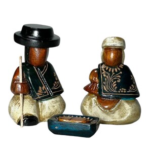Nativity Indigenous Scene Hand Carved in 100% Wood by Ecuadorian ...