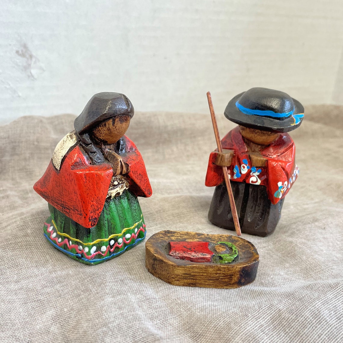 Nativity Indigenous Scene Hand Carved in 100% Wood by | Etsy