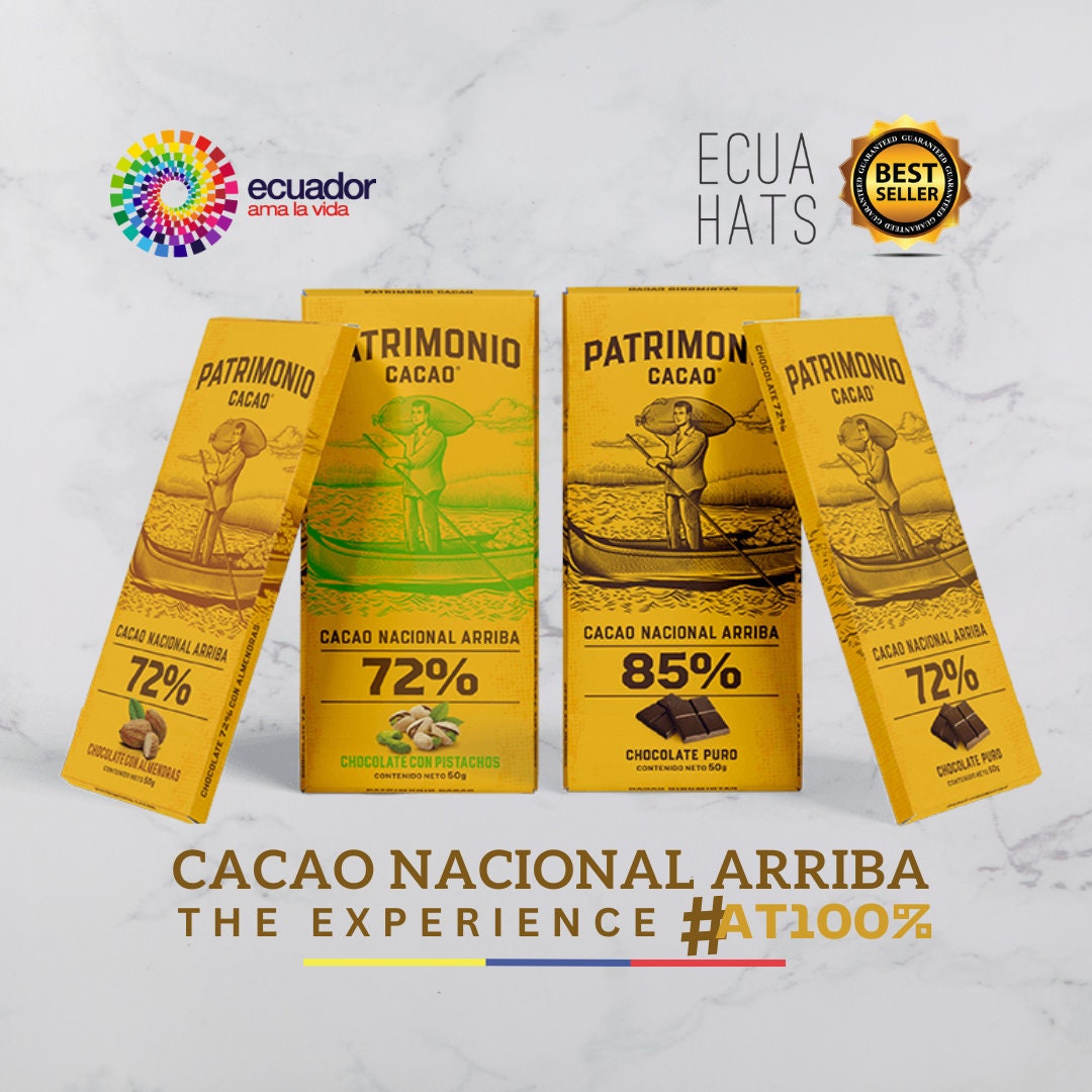 PATRIMONIO CACAO Chocolate Single Origin Arriba Cocoa Made in ECUADOR ...