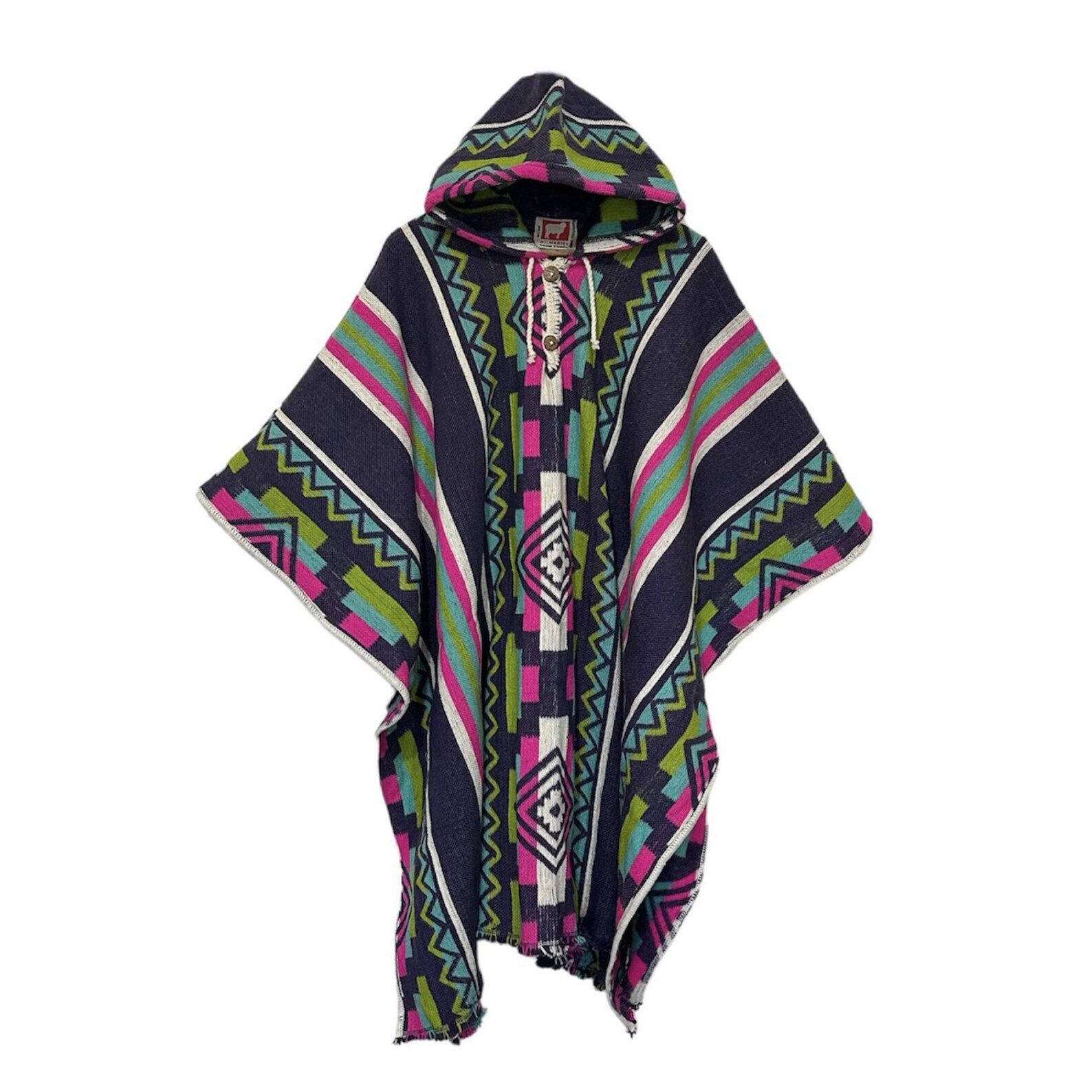 100% Wool Poncho Style Mapuche Made in Ecuador by Milmarte - Etsy