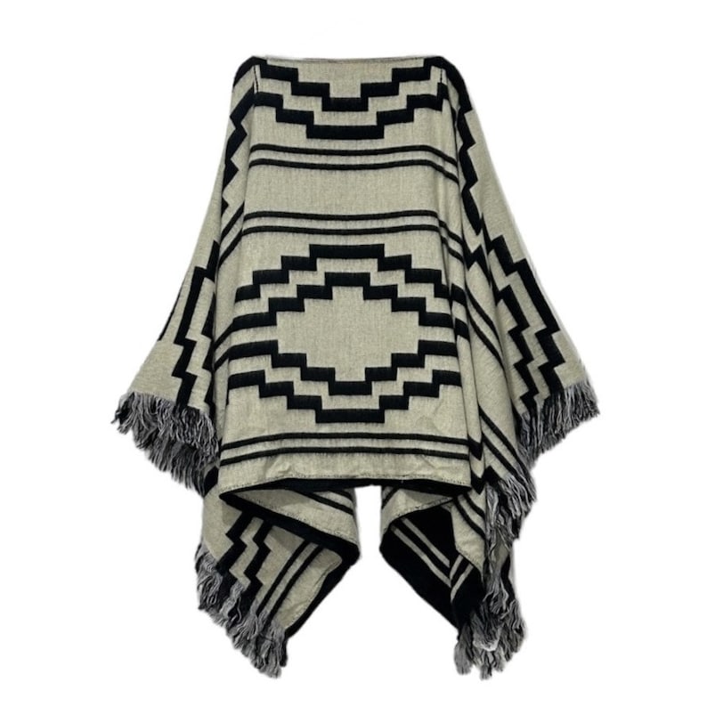 Limited Edition Reversible Pampa Poncho Argentine Style - Etsy