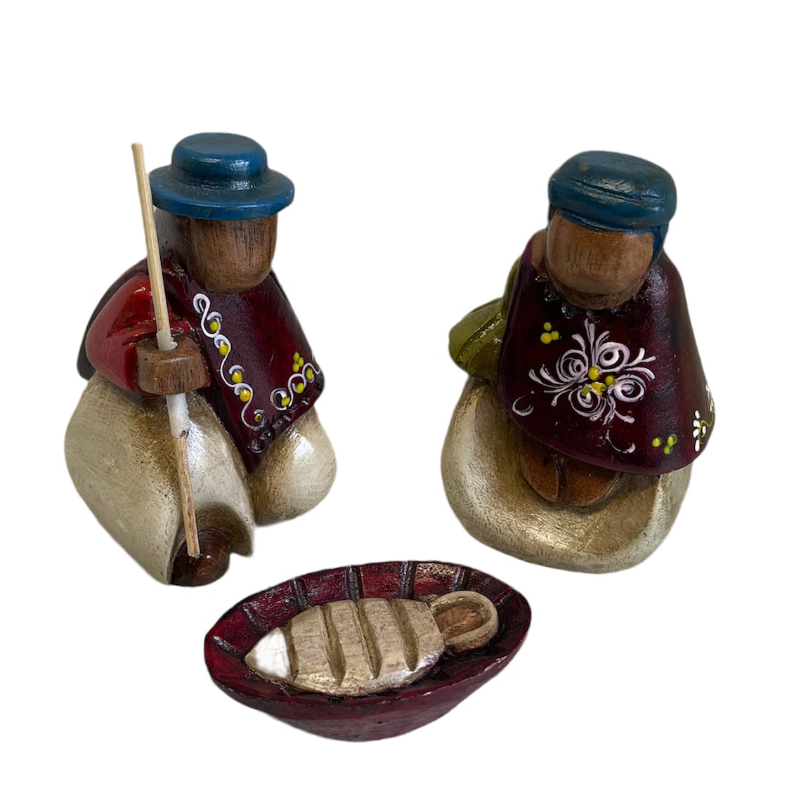 Nativity Indigenous Scene Hand Carved in 100% Wood by | Etsy