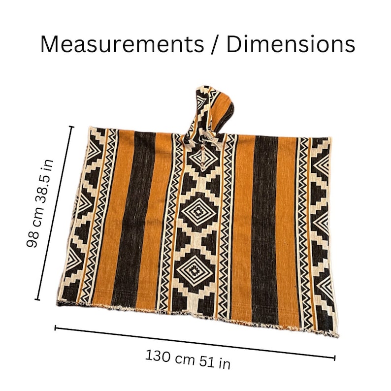 100% Wool Poncho Style Mapuche Made in Ecuador by Milmarte - Etsy