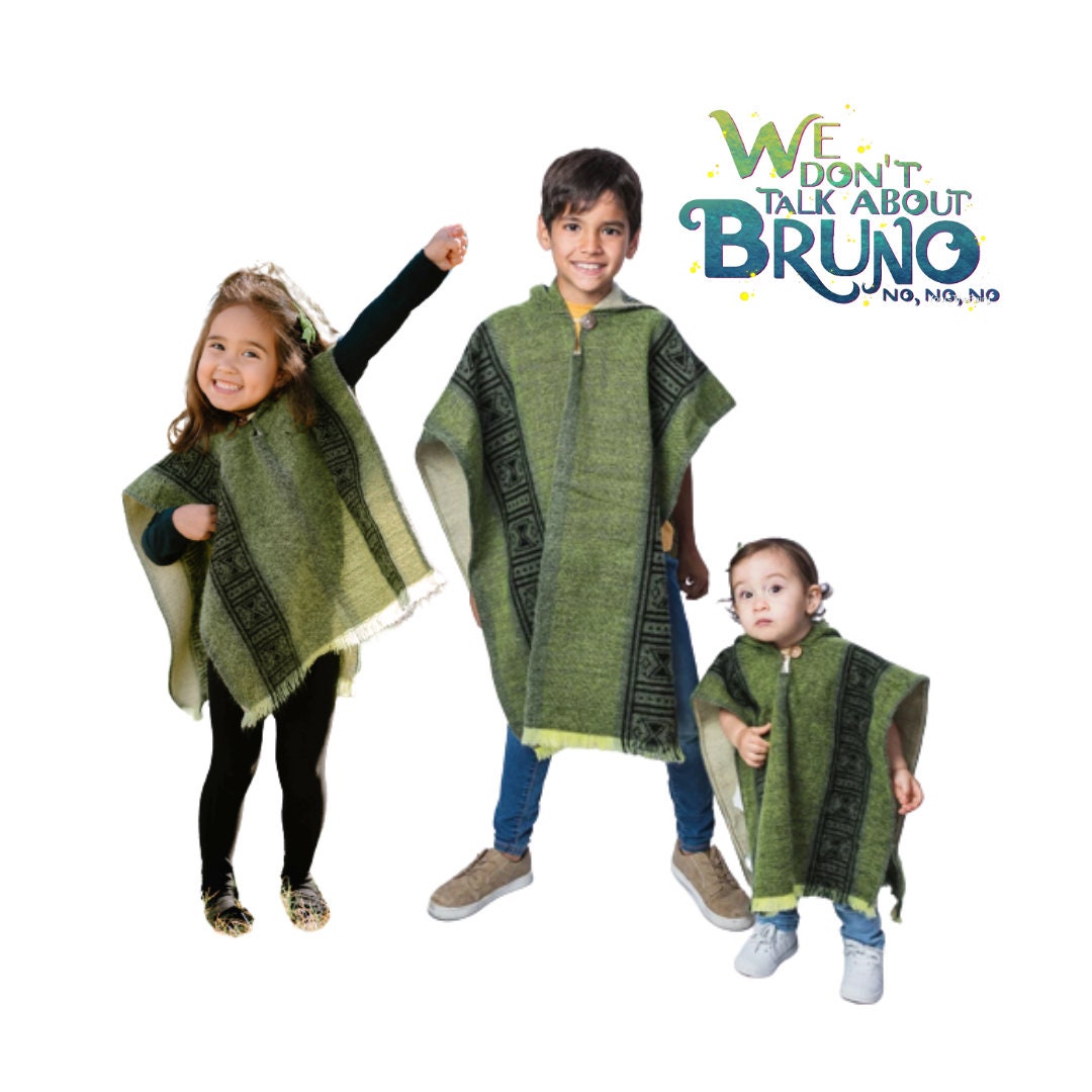 Bruno Encanto Poncho for Kids Toddlers and Baby // Authentic Handmade Poncho Limited Edition - Etsy