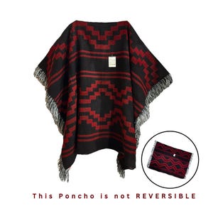 Limited Edition Reversible Pampa Poncho Argentine Style - Etsy
