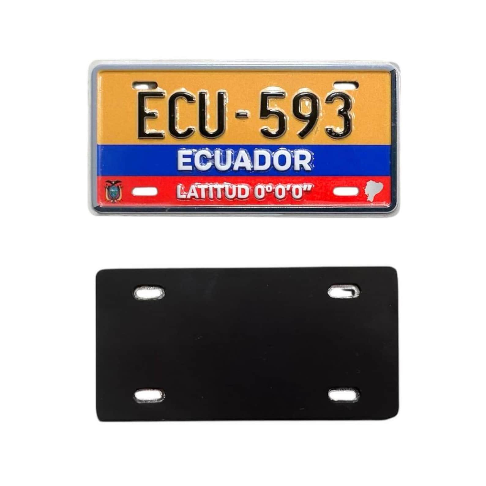 Ecuador Metal License Plate - Etsy