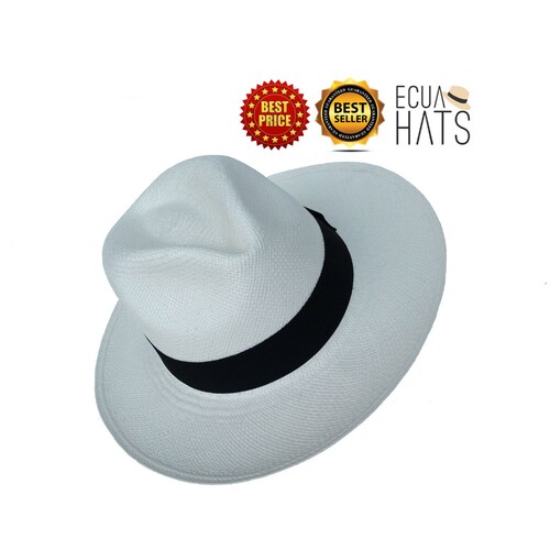 Genuine Ecuadorian Natural Panama Hat Handwoven in Ecuador | Etsy