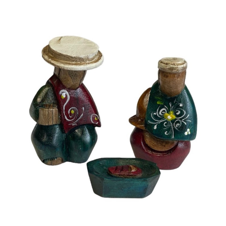 Nativity Indigenous Scene Hand Carved in 100% Wood by - Etsy