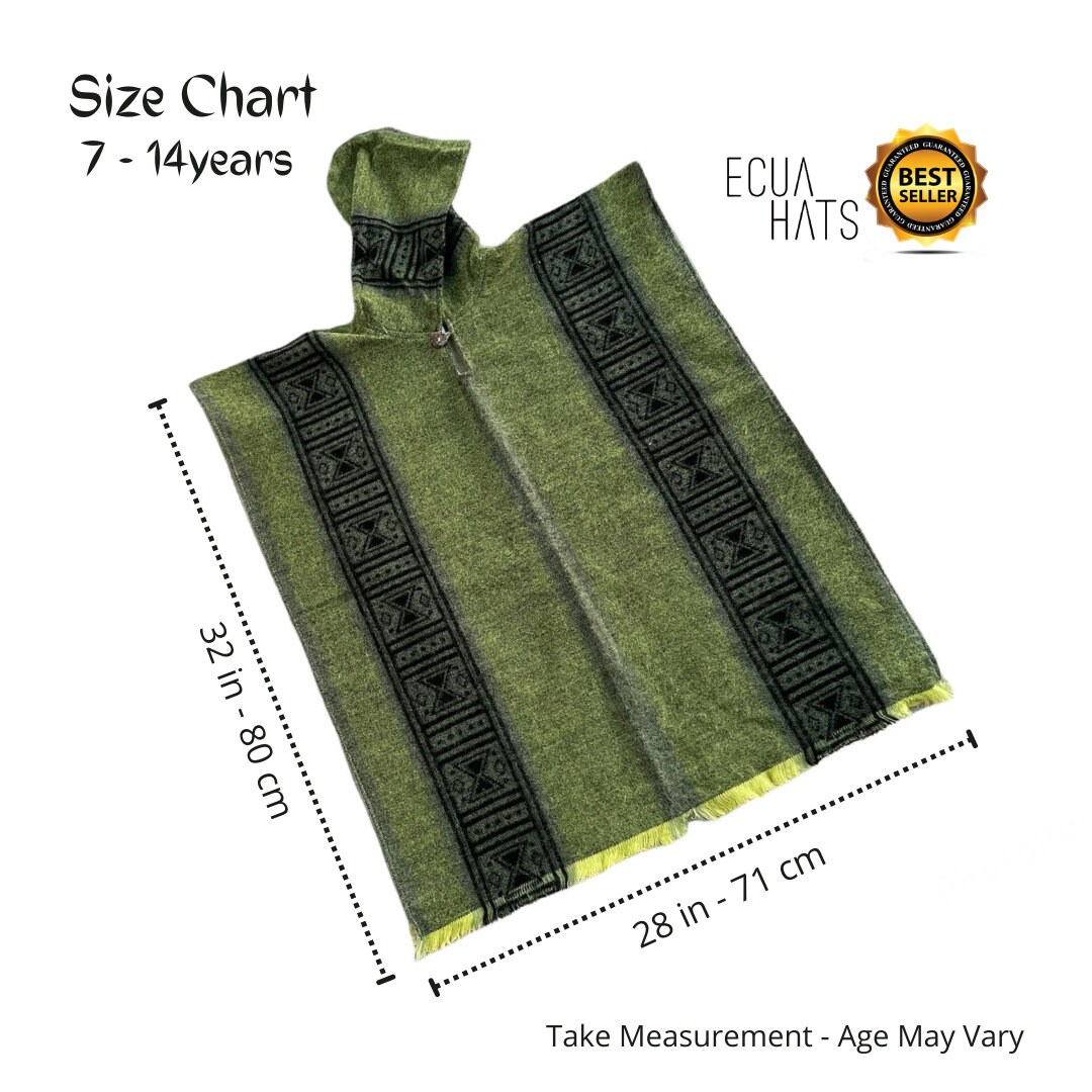 Bruno Encanto Poncho for Kids Toddlers and Baby // Authentic Handmade ...