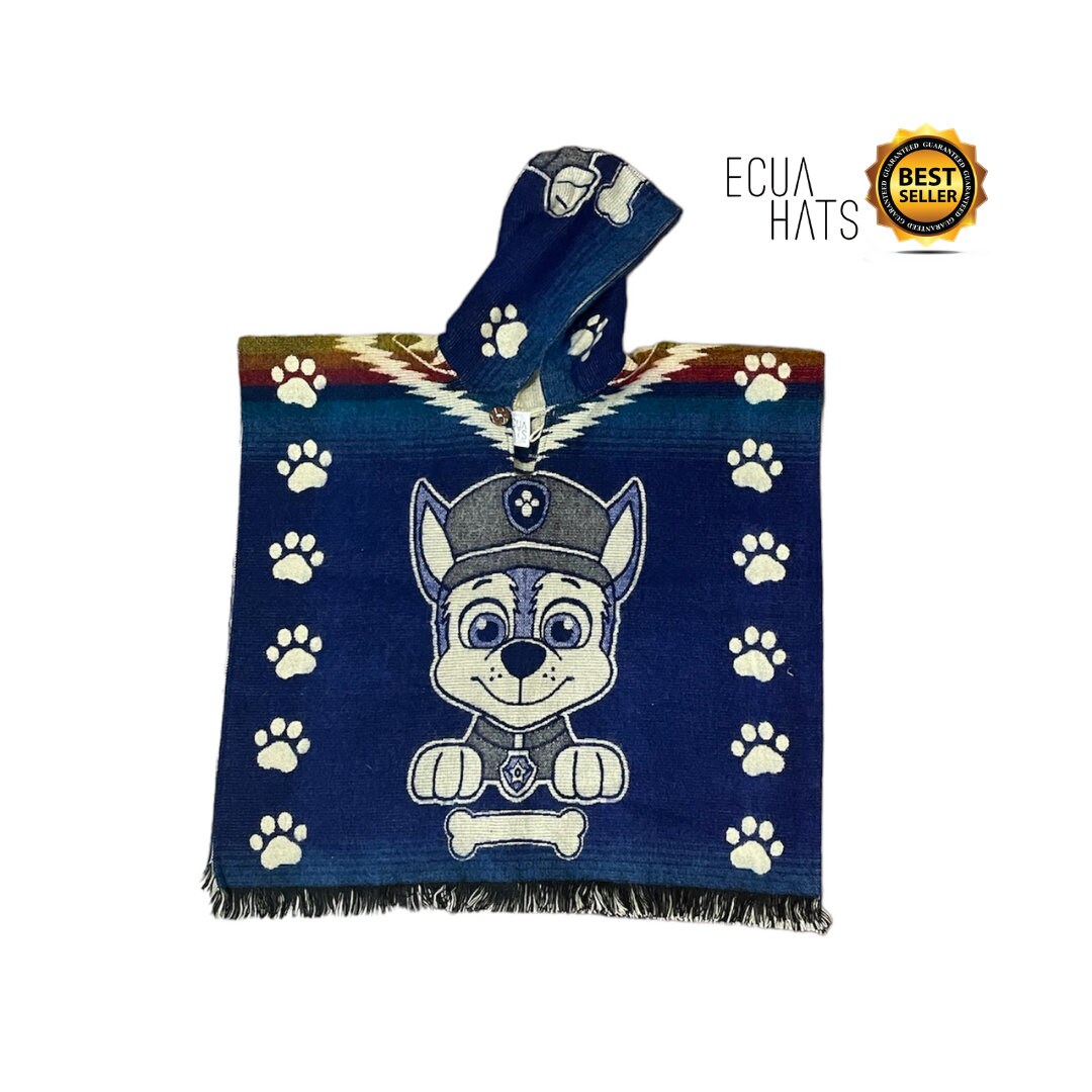 Ponchos With Animated Figures for Children Antiallergic Made - Etsy