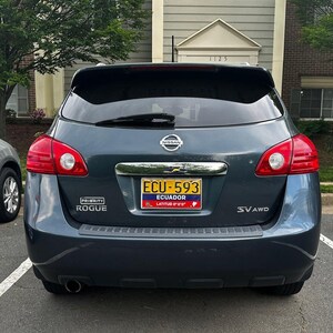 Ecuador Metal License Plate - Etsy