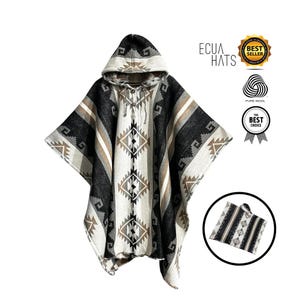 100% Wool Poncho Style Mapuche Made in Ecuador by Milmarte - Etsy