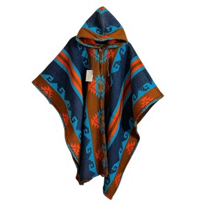 100% Wool Poncho Style Mapuche Made in Ecuador by Milmarte - New 2025 ...