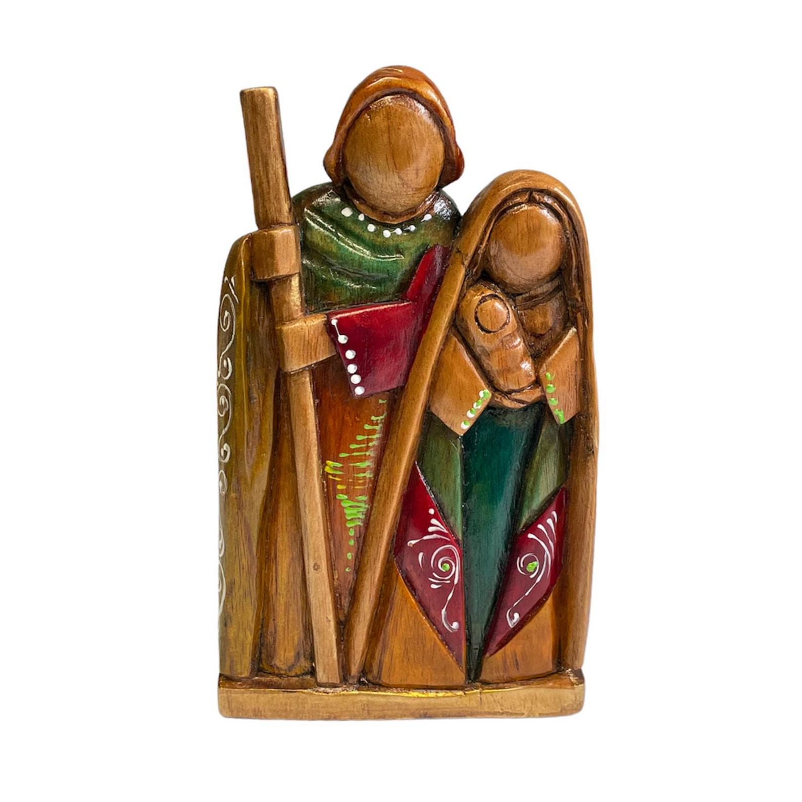 Nativity Indigenous Scene Hand Carved in 100% Wood by - Etsy