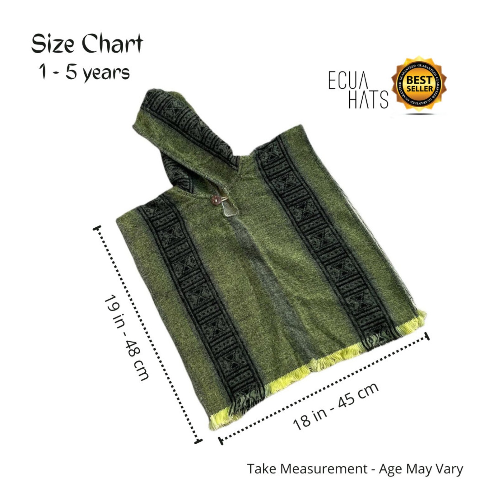 Bruno Encanto Poncho for Kids Toddlers and Baby // Authentic Handmade ...