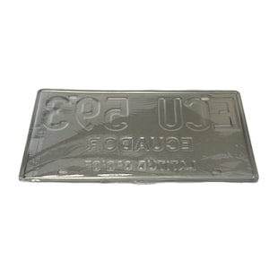 Ecuador Metal License Plate - Etsy