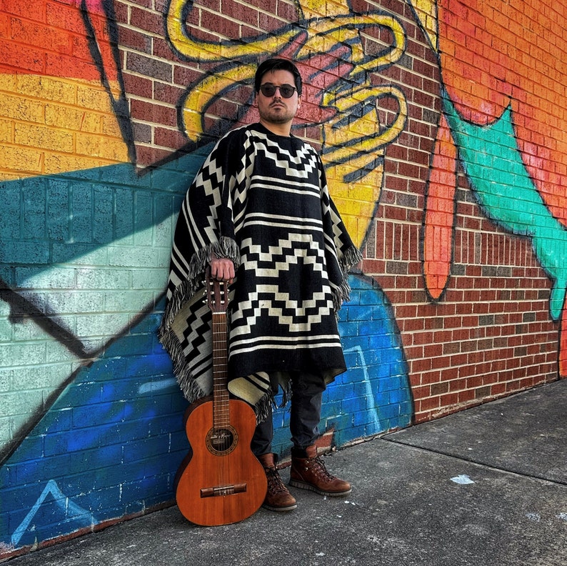 Limited Edition Reversible Pampa Poncho Argentine Style - Etsy