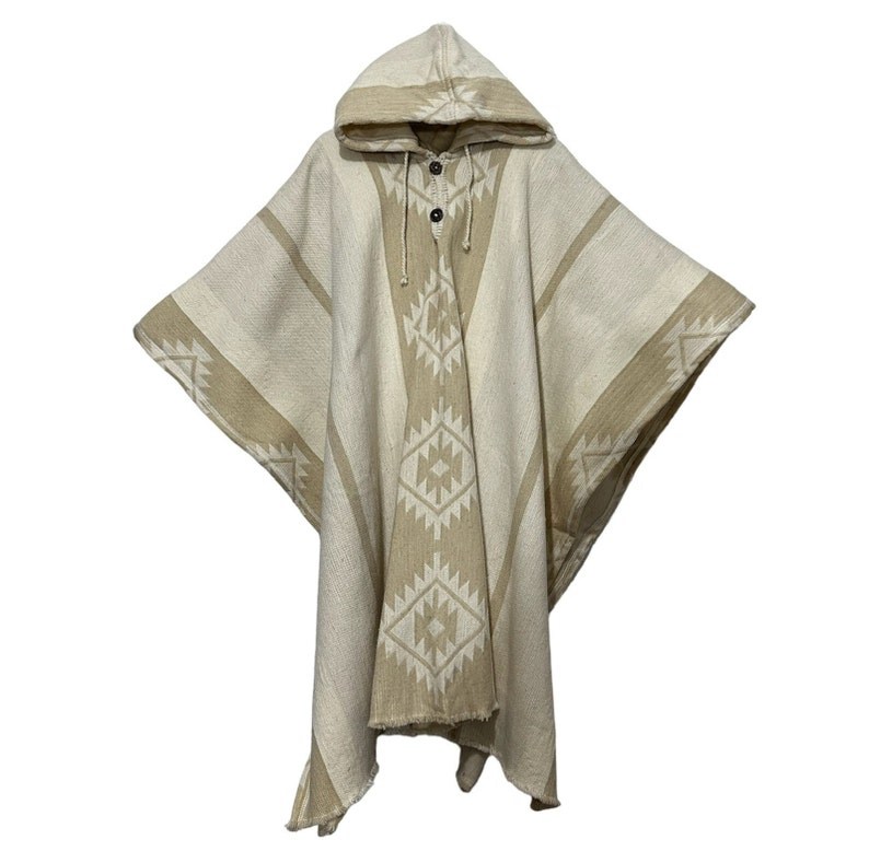 100% Wolle Poncho Style Mapuche in Ecuador von Milmarte hergestellt ...