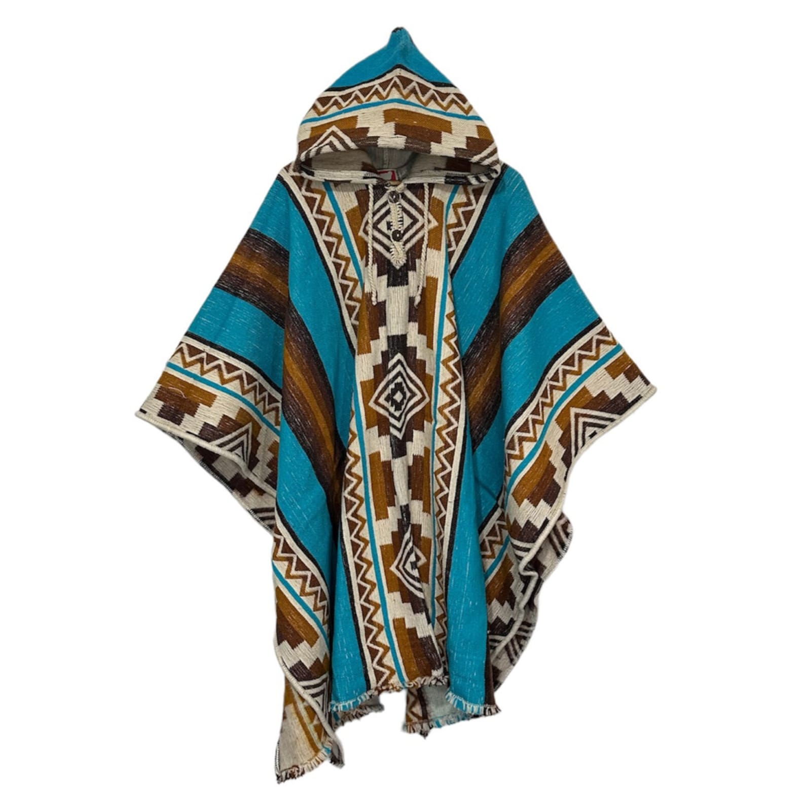 100% Wool Poncho Style Mapuche Made in Ecuador by Milmarte - Etsy