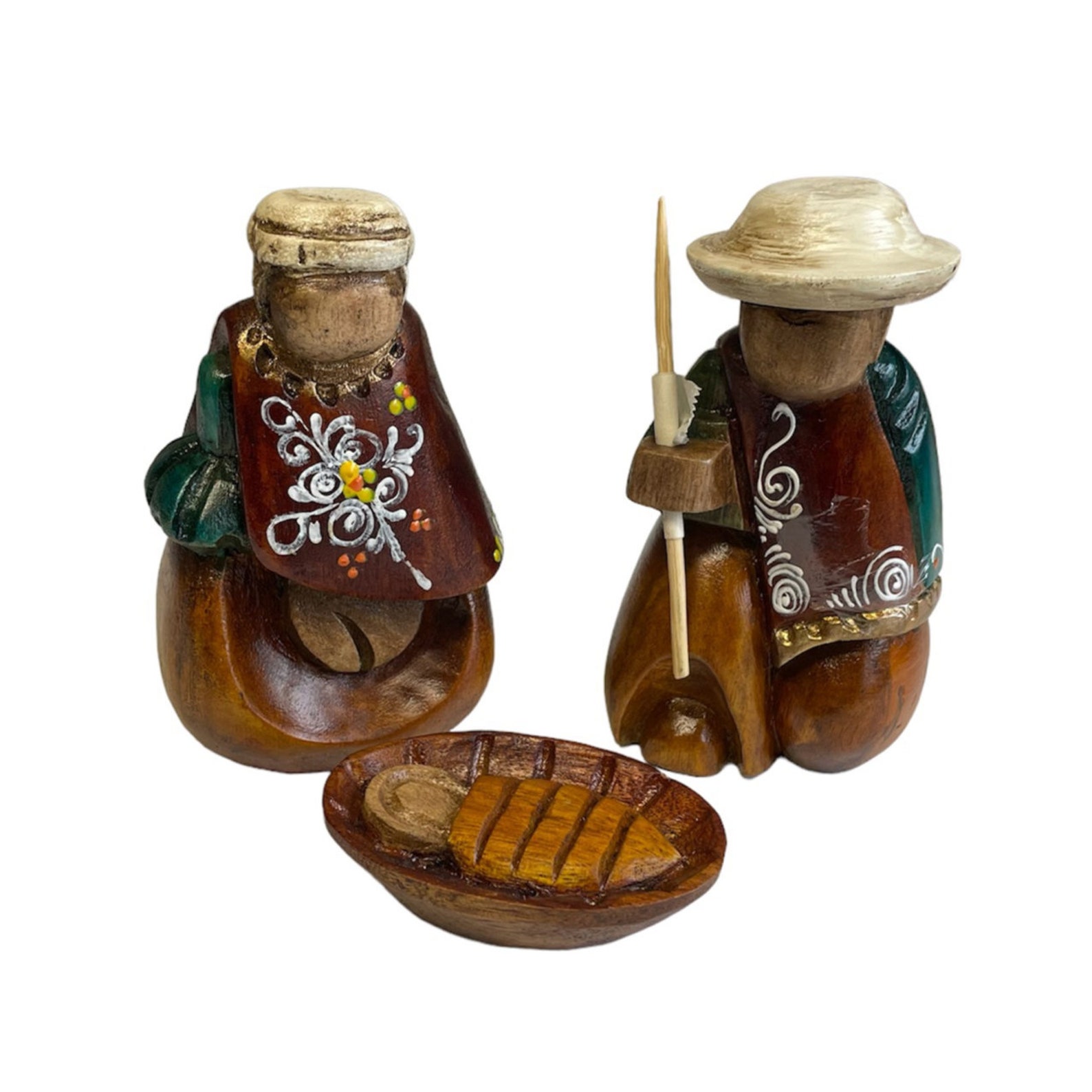 Nativity Indigenous Scene Hand Carved in 100% Wood by - Etsy