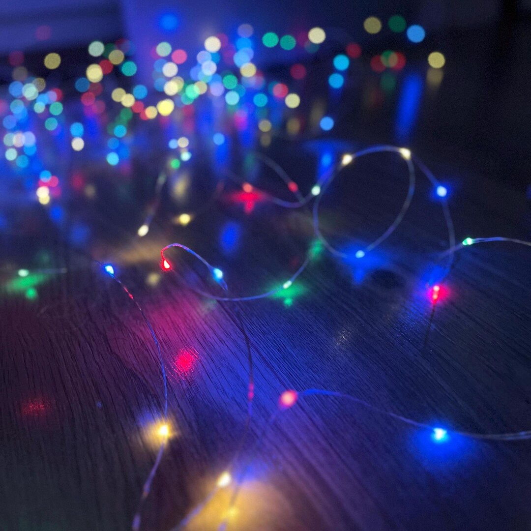 USB Christmas Fairy Lights: RGB LED String Lights - Etsy