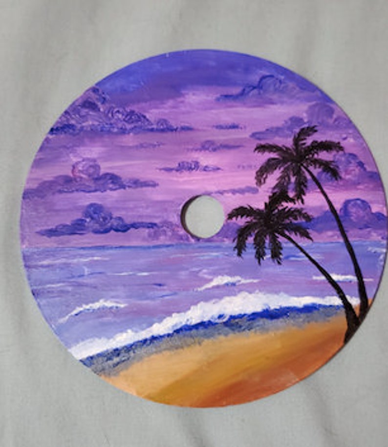 Hand Painted CD Decor can Be Customized - Etsy