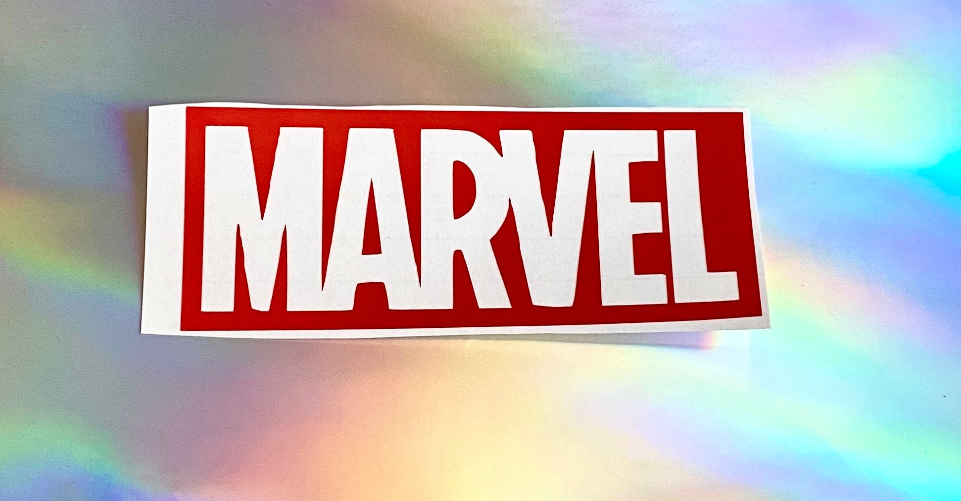 Marvel Logo Vinyl Decal - Etsy