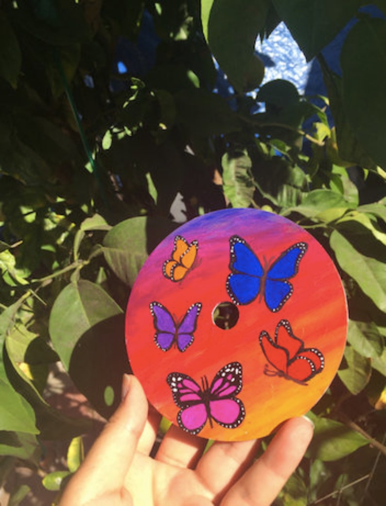 Hand Painted CD Decor can Be Customized - Etsy