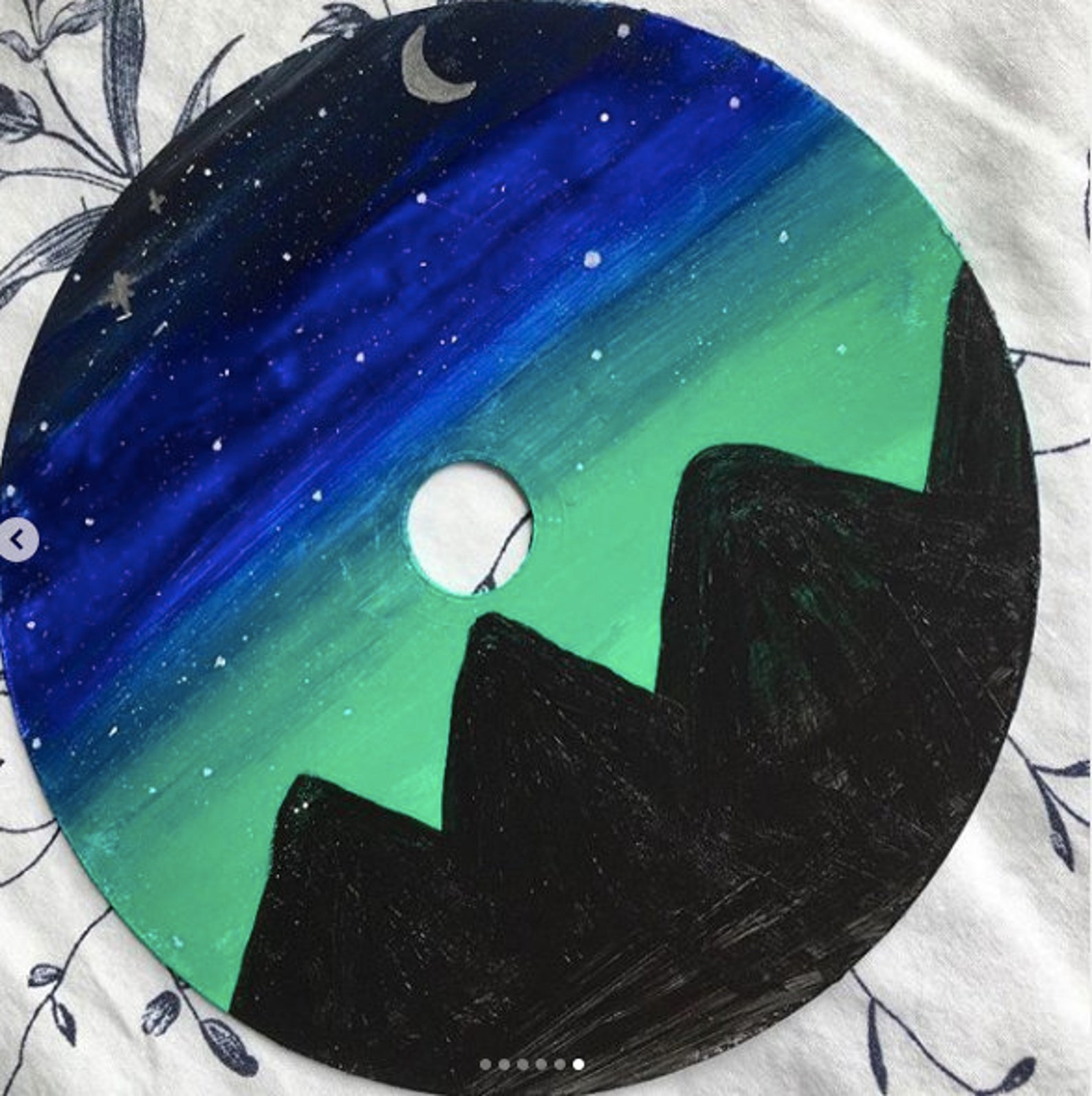 Hand Painted CD Decor can Be Customized - Etsy