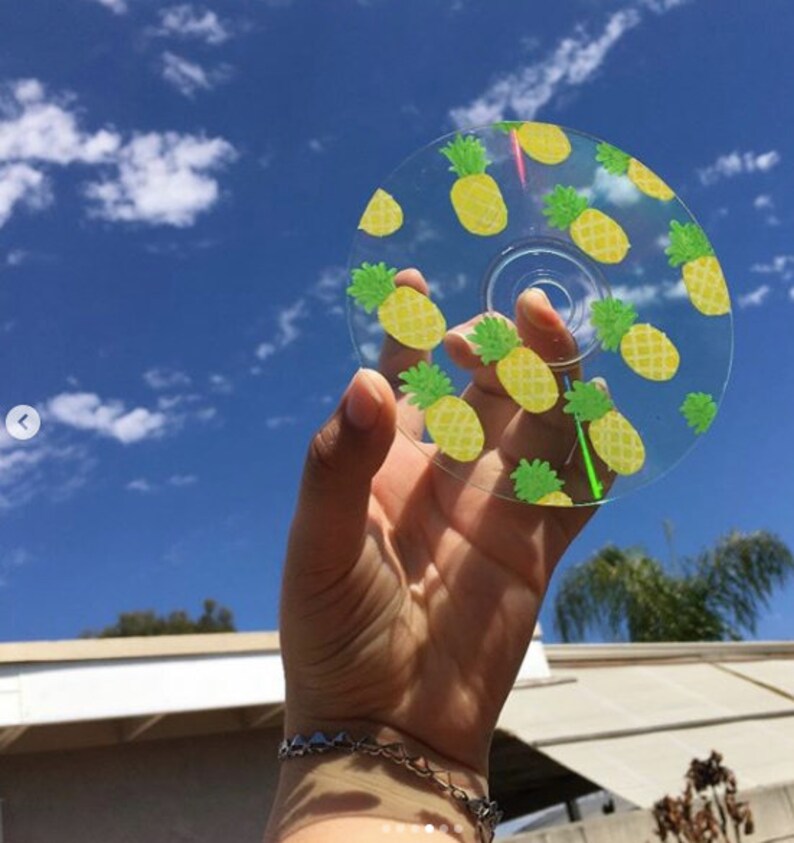 Hand Painted CD Decor can Be Customized - Etsy