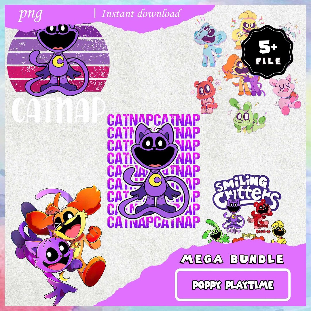 Huggy Wuggy Bundle Svg, Kissy Missy Svg, Poppy Playtime Svg, Characters ...