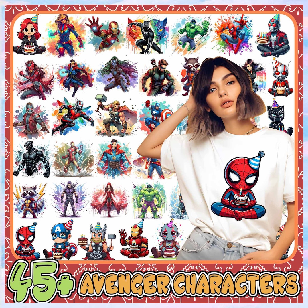 Watercolor Marvels Svg, Marvel Avengers Svg, Marvels Svg for Cricut ...