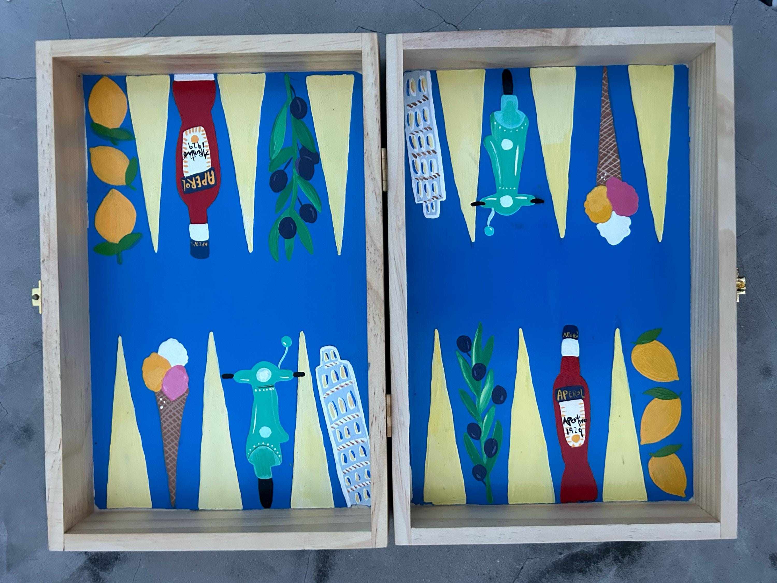 Italy Backgammon Board - Etsy