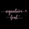 Script Fonts - Etsy